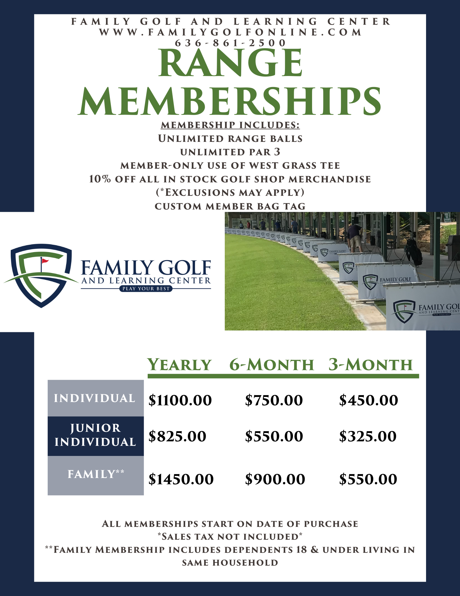 Driving Range - Family Golf and Learning Center