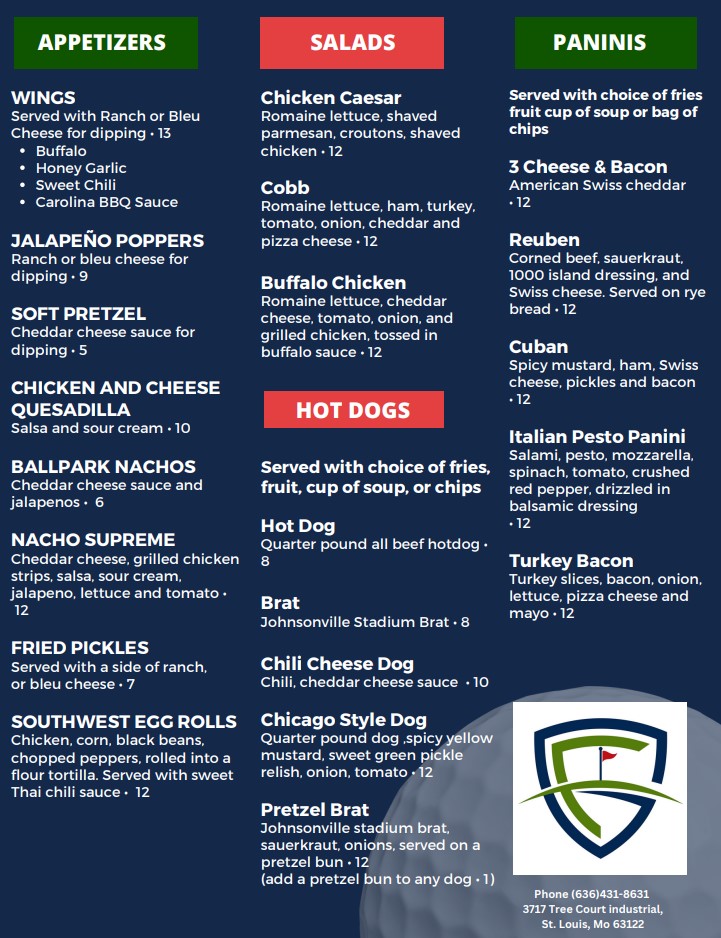 Back Nine Restaurant - Family Golf and Learning Center