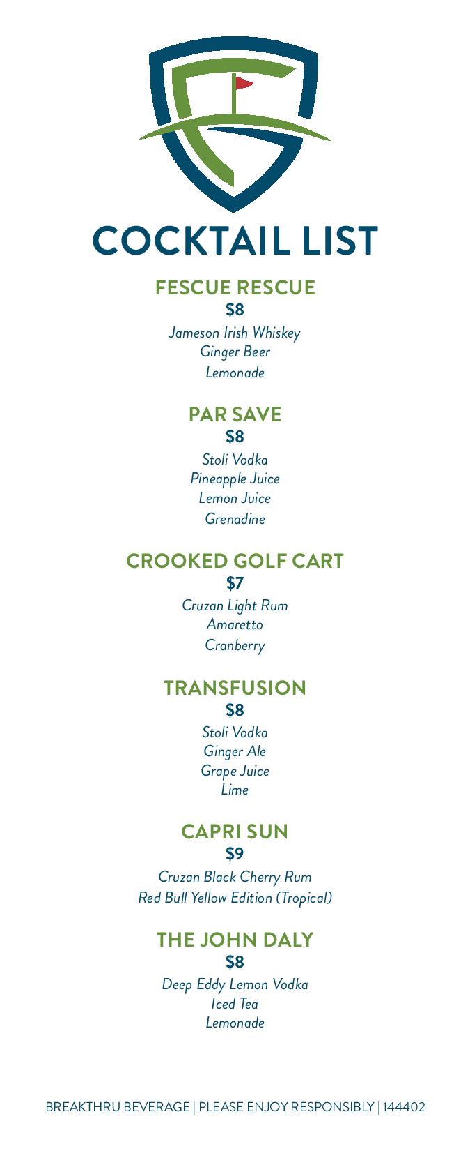 Back Nine Restaurant - Family Golf and Learning Center