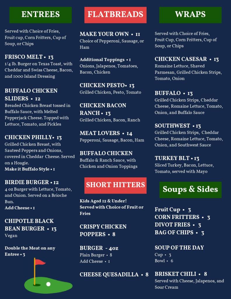 Back Nine Restaurant - Family Golf and Learning Center