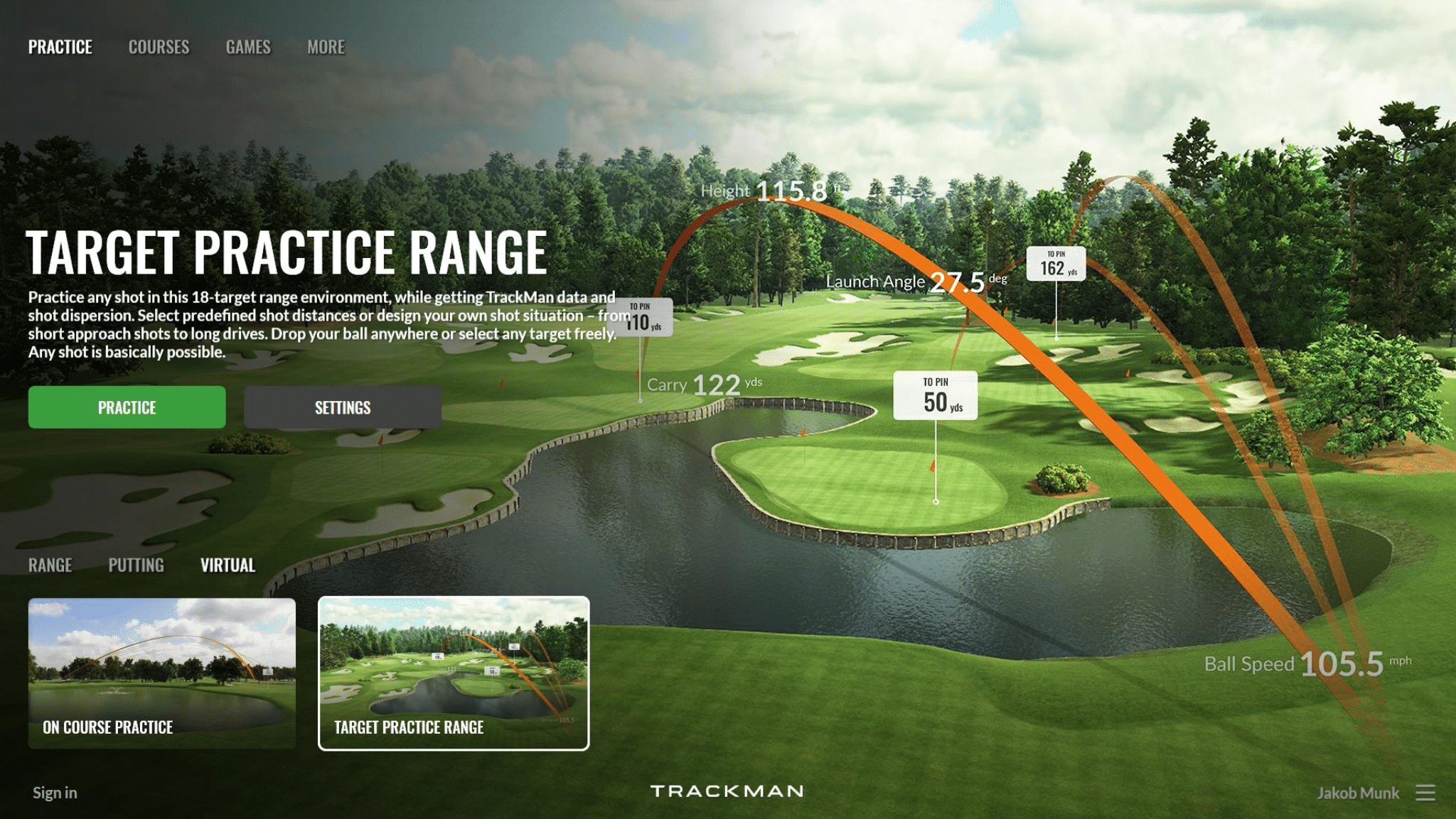 Trackman Simulators - Family Golf and Learning Center